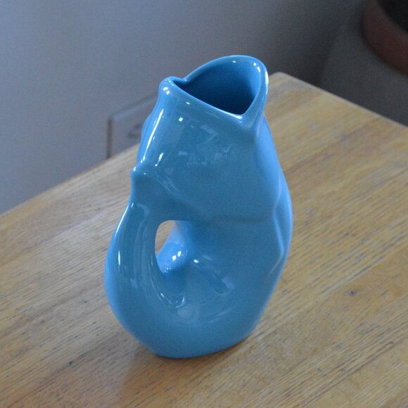 GurglePot | Dining | New Original Gurglepot Blue Gurgling Fish Pitcher ...